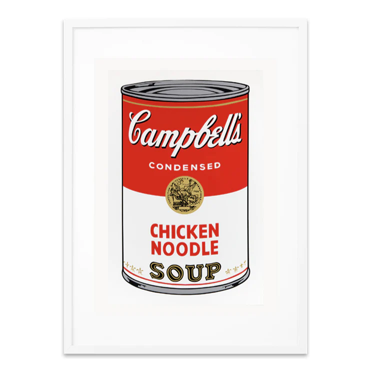Andy Warhol - Campbells Soup Can Chicken Noodle | Print | Limn Gallery ...