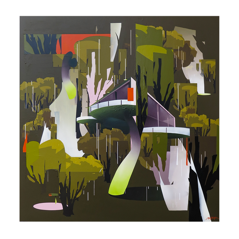 Chimp - Acid Rain | Original Artwork | Urban Art NZ – Limn Gallery