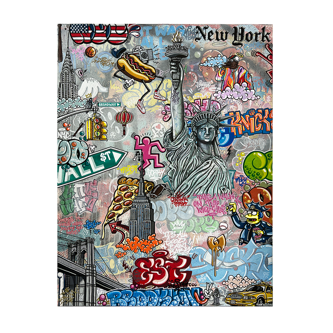 Finn Gerry Wilson - New York | Original Artwork | Urban Art NZ – Limn ...