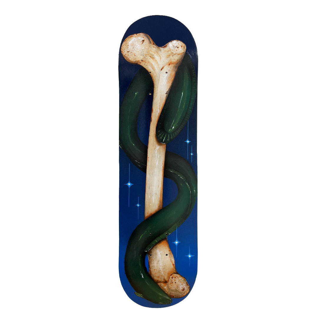 Nick Lowry - Skate Deck | FREESTYLE Show | Urban Art | Limn Gallery NZ