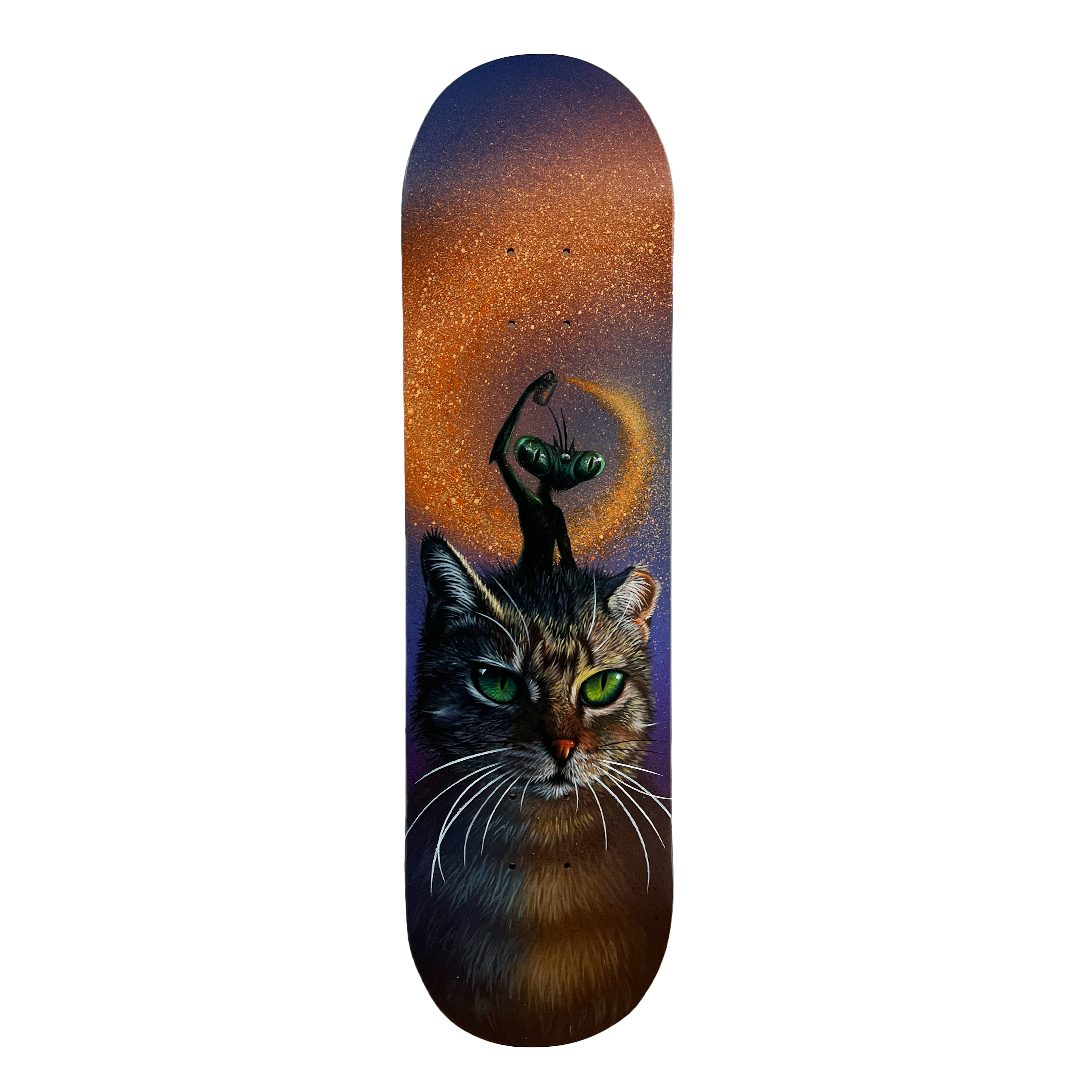 SwiftMantis - Skate Deck | FREESTYLE Show | Urban Art | Limn Gallery NZ