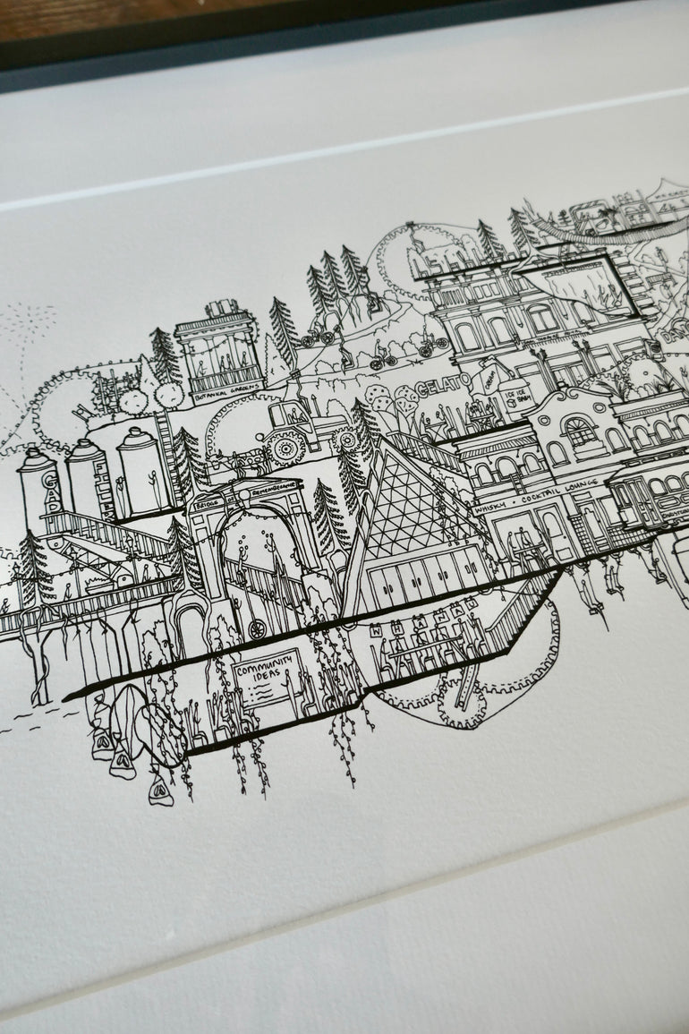 Ellie Compton - The Sanctuary | Original Artwork | Urban Art Gallery NZ ...