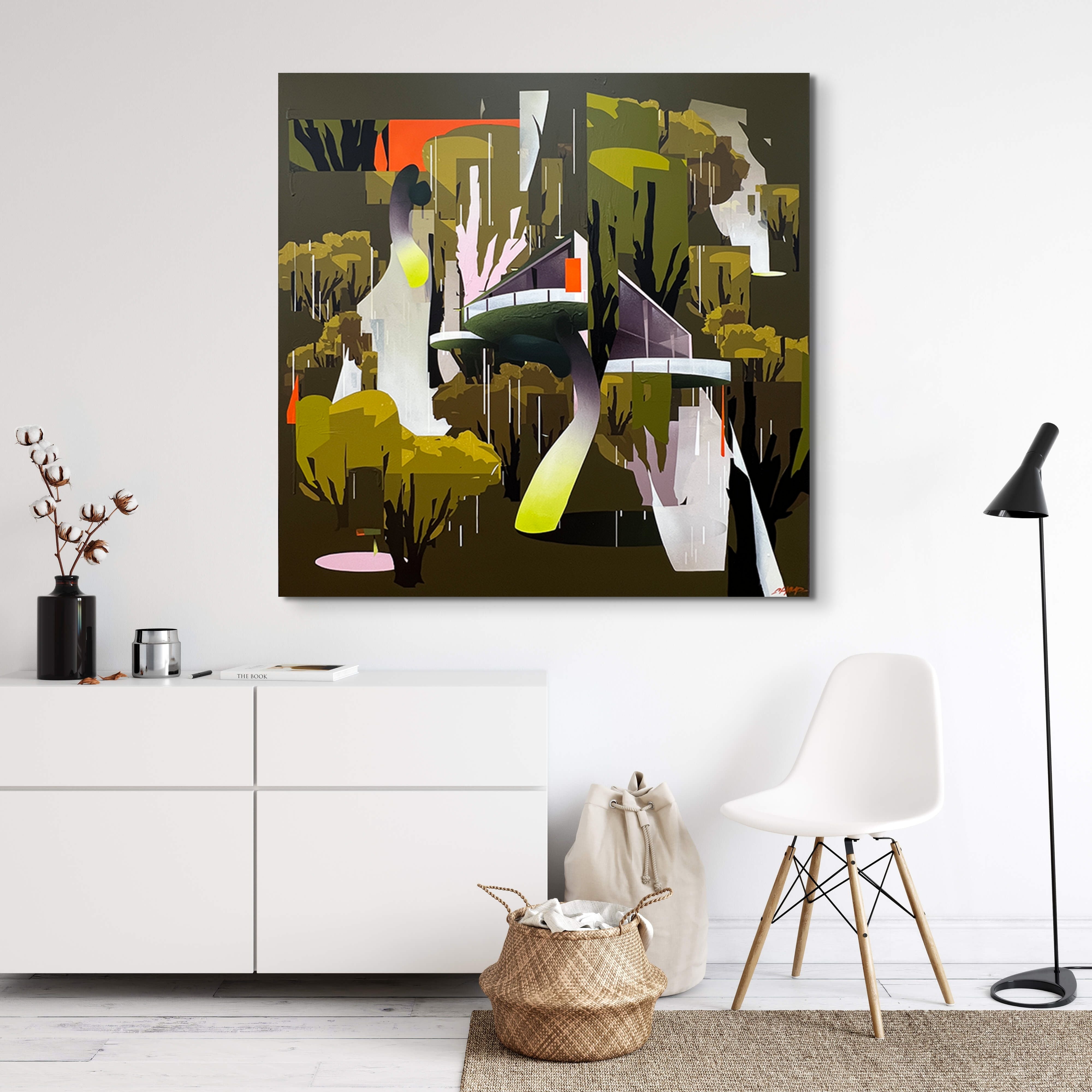 Chimp - Acid Rain | Original Artwork | Urban Art NZ – Limn Gallery